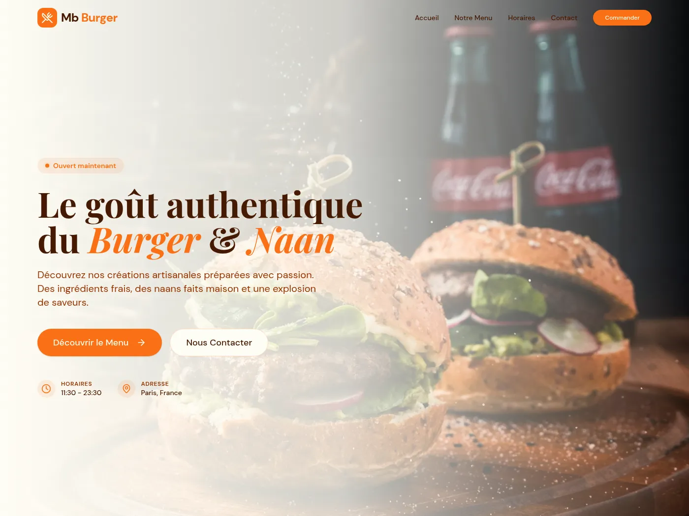 Mb Burger Web Portal