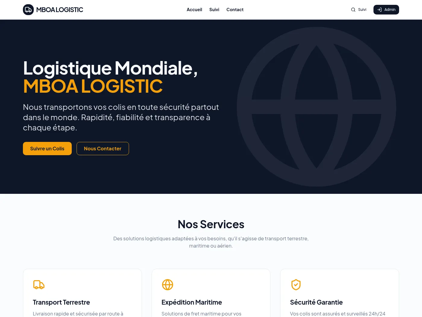 MBOA Logistic Tracker