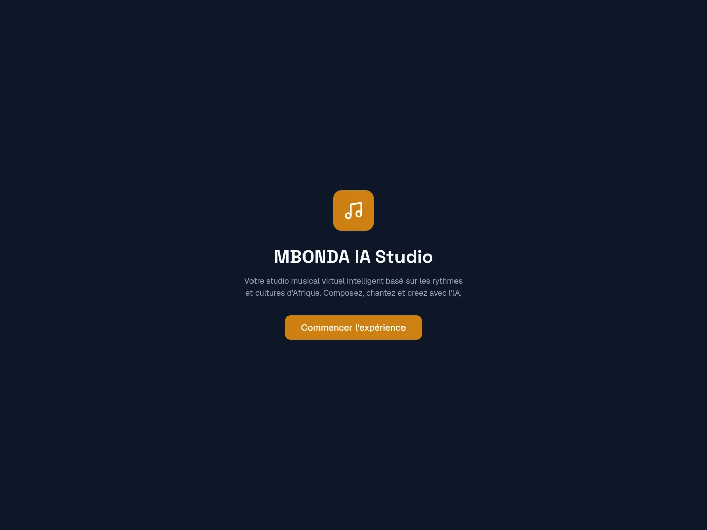 MBONDA IA Studio