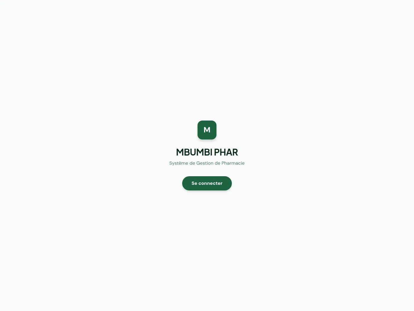 MBUMBI PHAR Pharmacy Manager