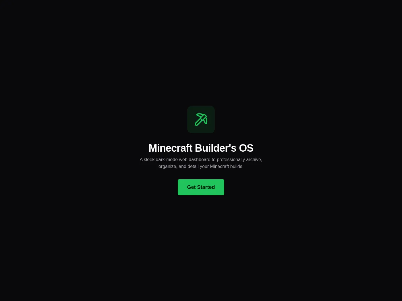Minecraft Builder's OS