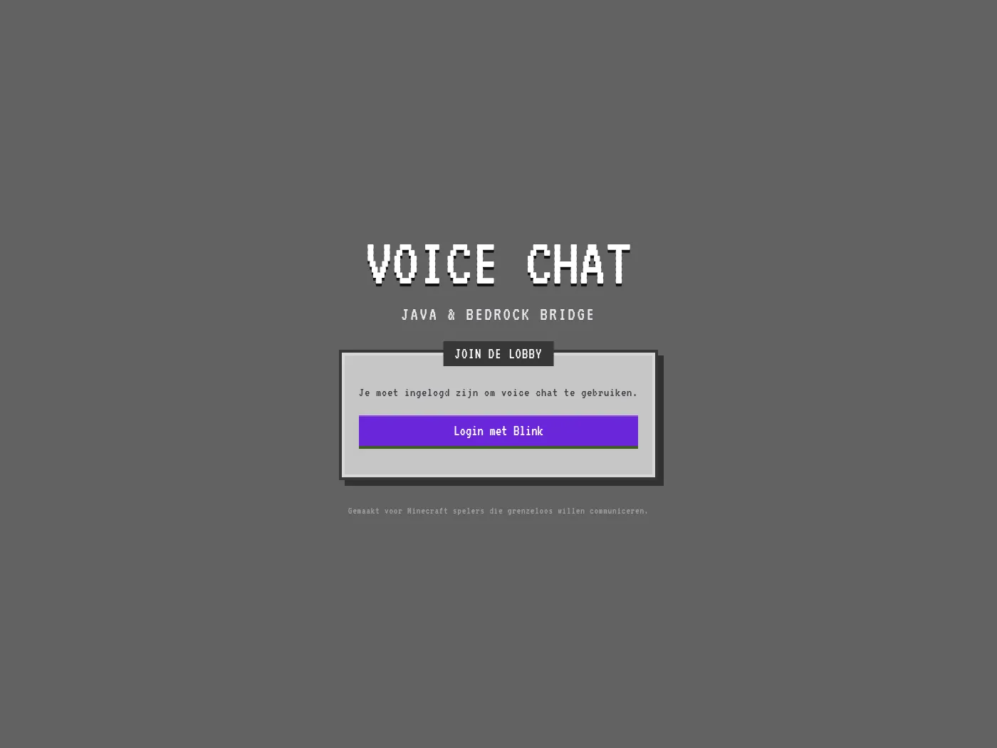 Crossplay Voice Chatcraft