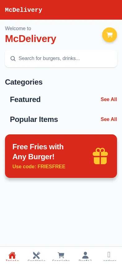 McDelivery Clone