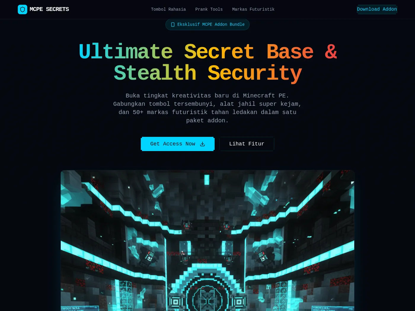 MCPE Secret Base Addons