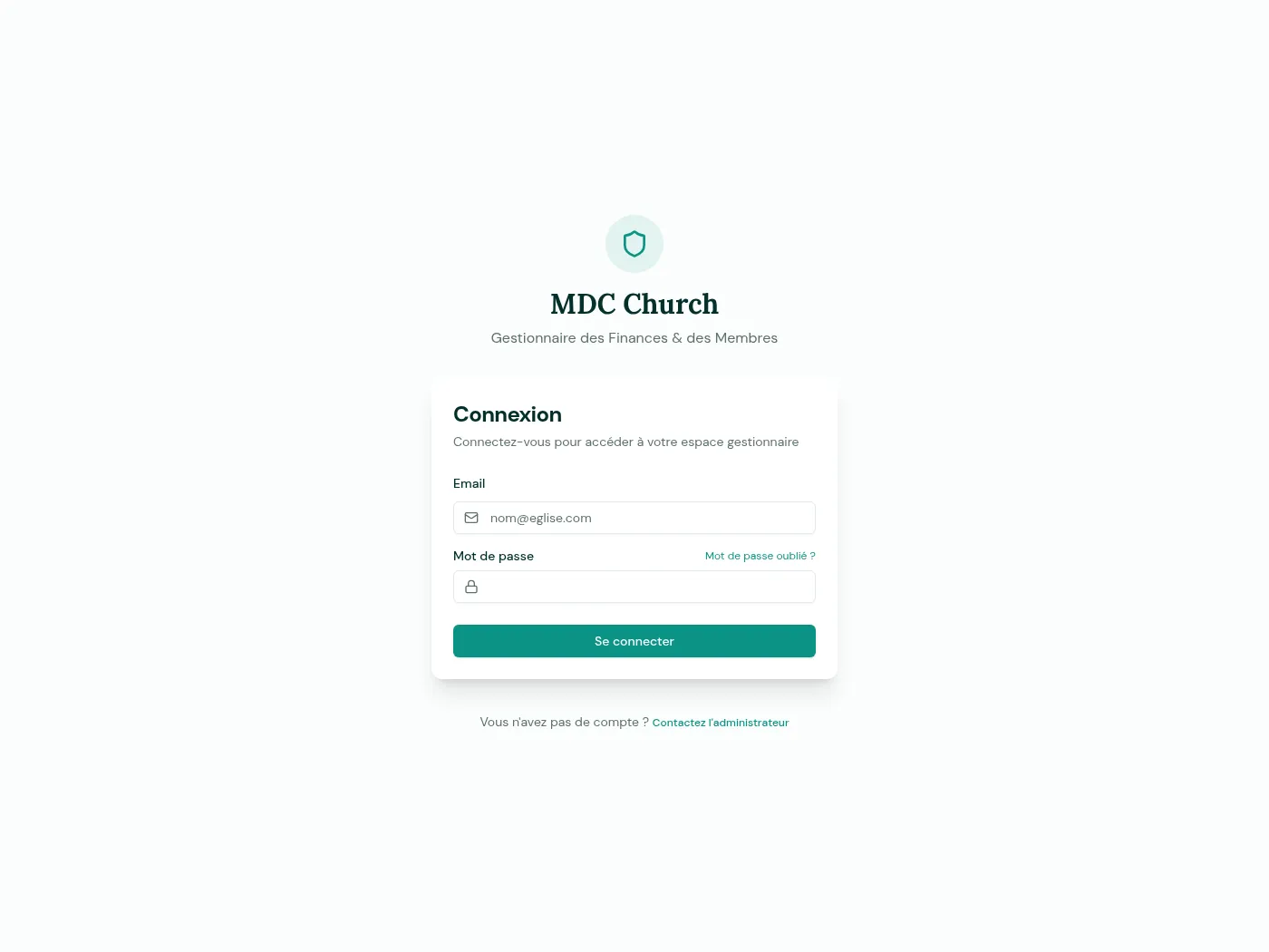 MDC Church Finance Manager