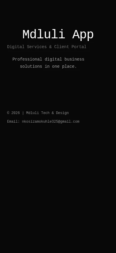 Mdluli Client Portal
