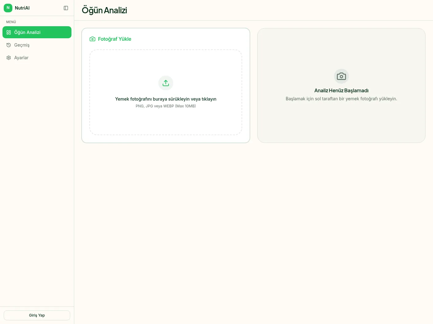 NutriAI Analyzer