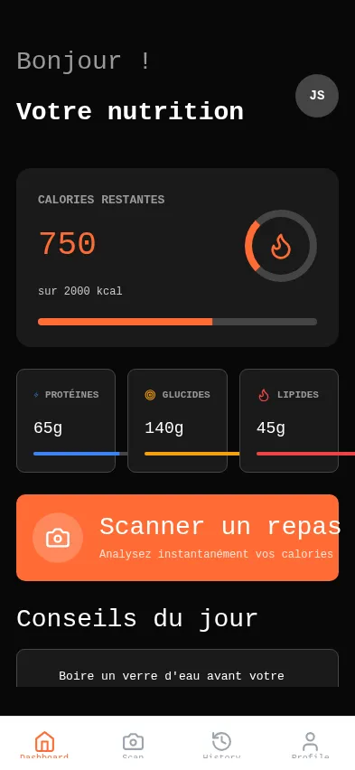 ScanMeal Analyzer
