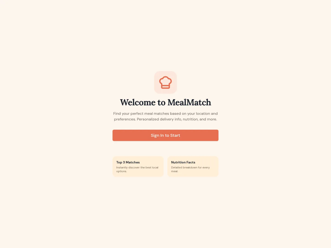 MealMatch Finder