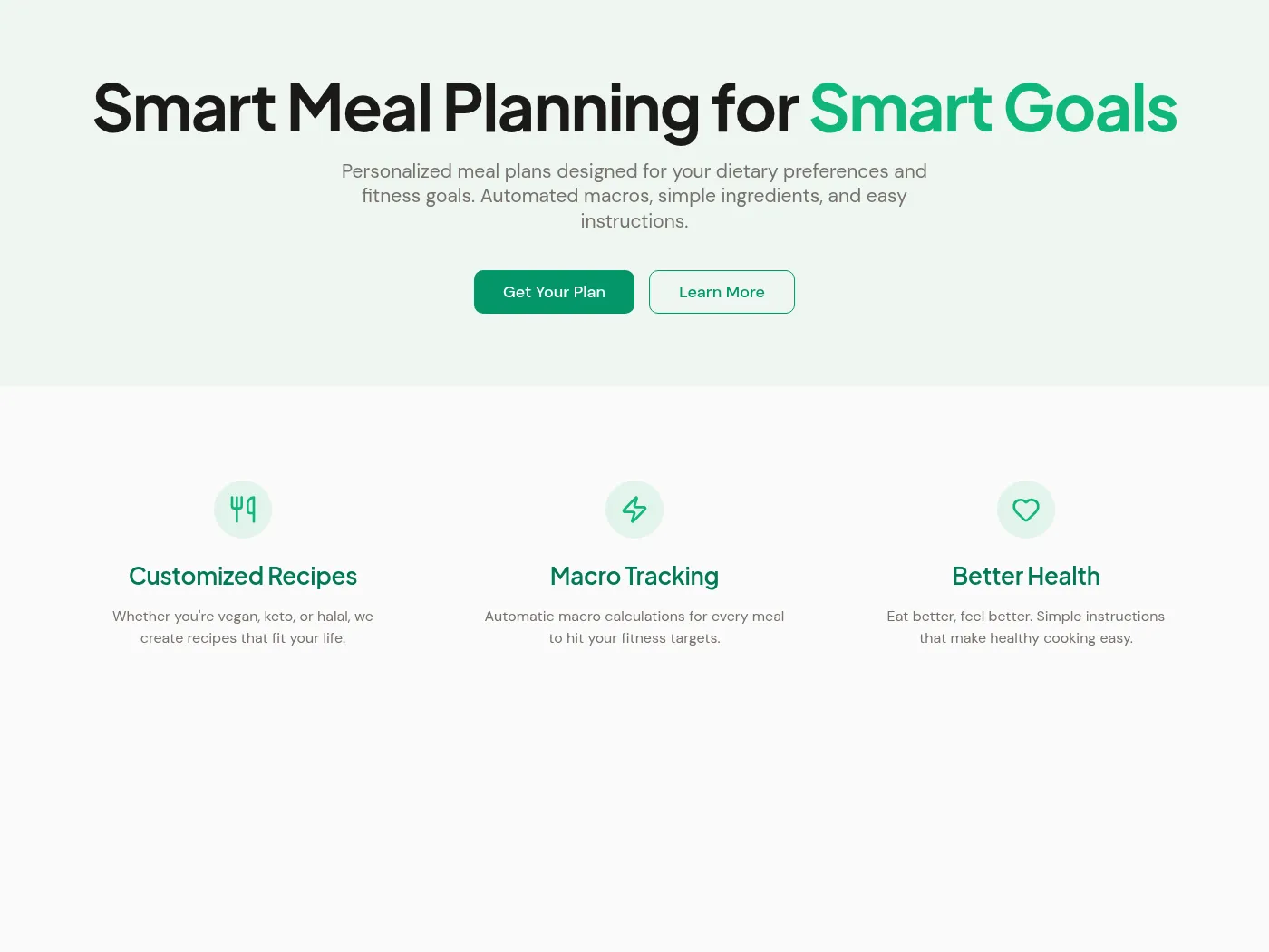 Smart Meal Planner