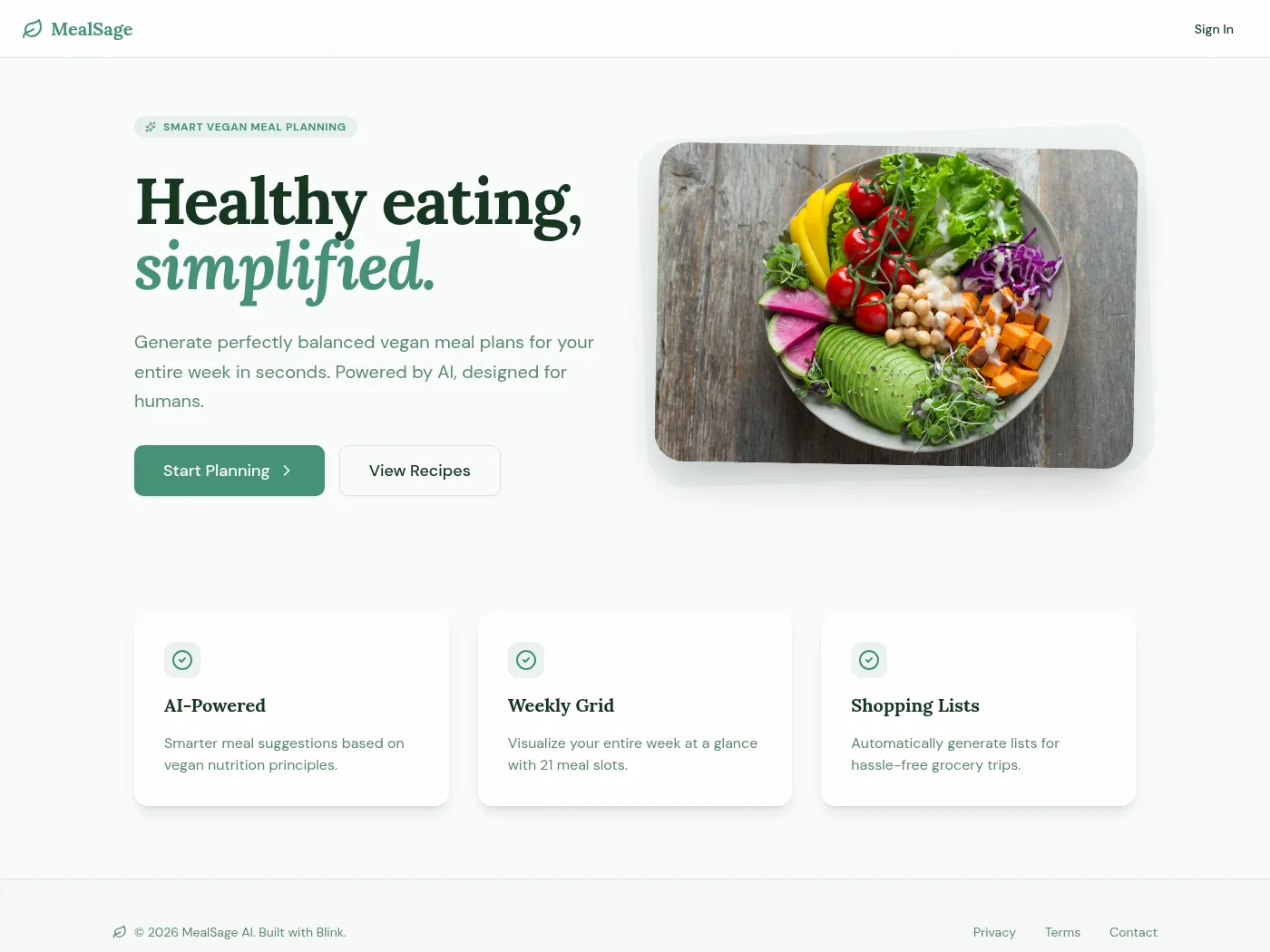 Smart MealPlanner