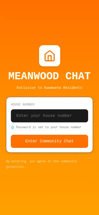 Meanwood Chat App