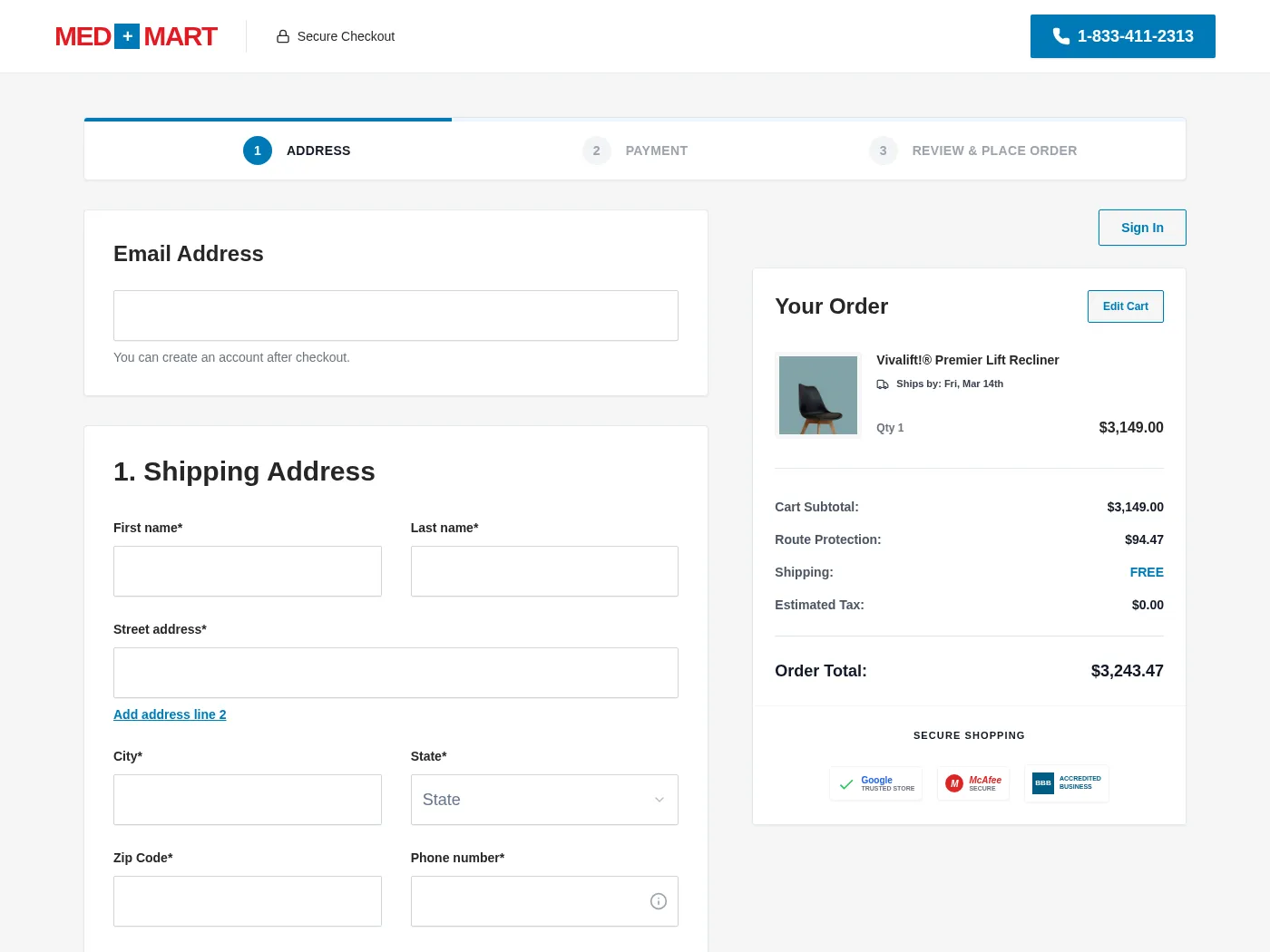 BoomerMed Checkout