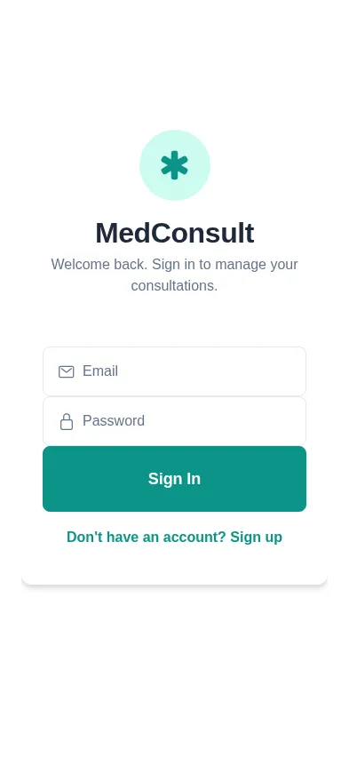 MedConsult App
