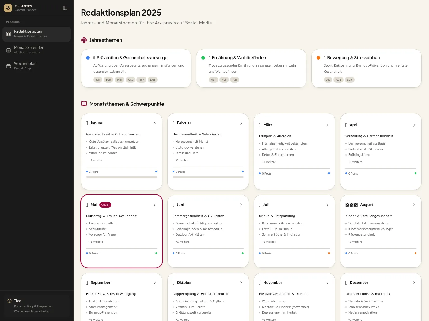 MedSocial Content Planner