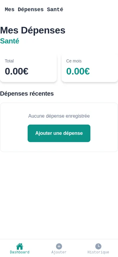 Dépenses Santé Mobile