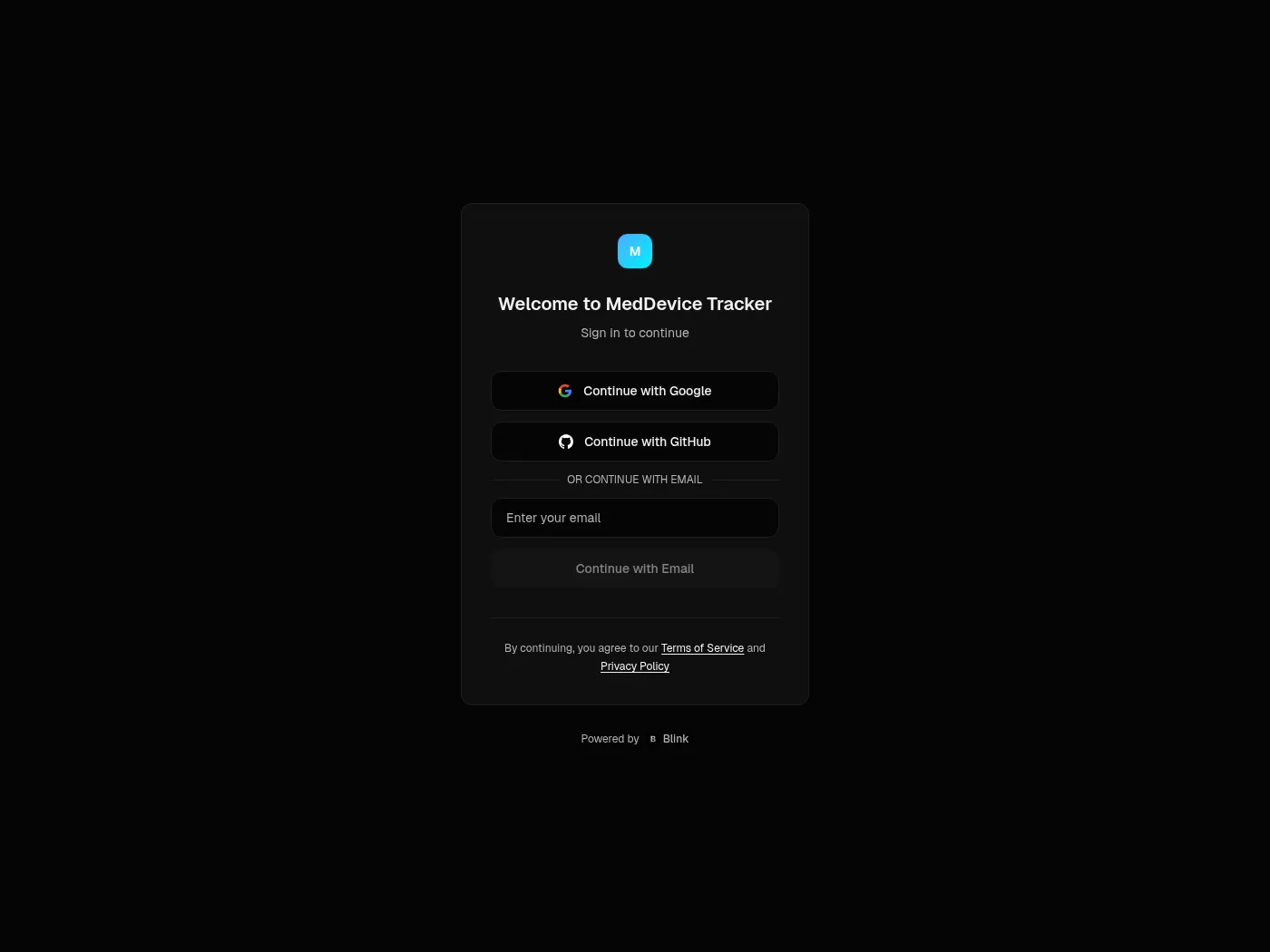 MedDevice Tracker