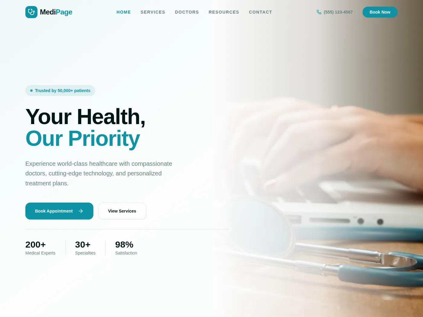 MediPage Web Portal