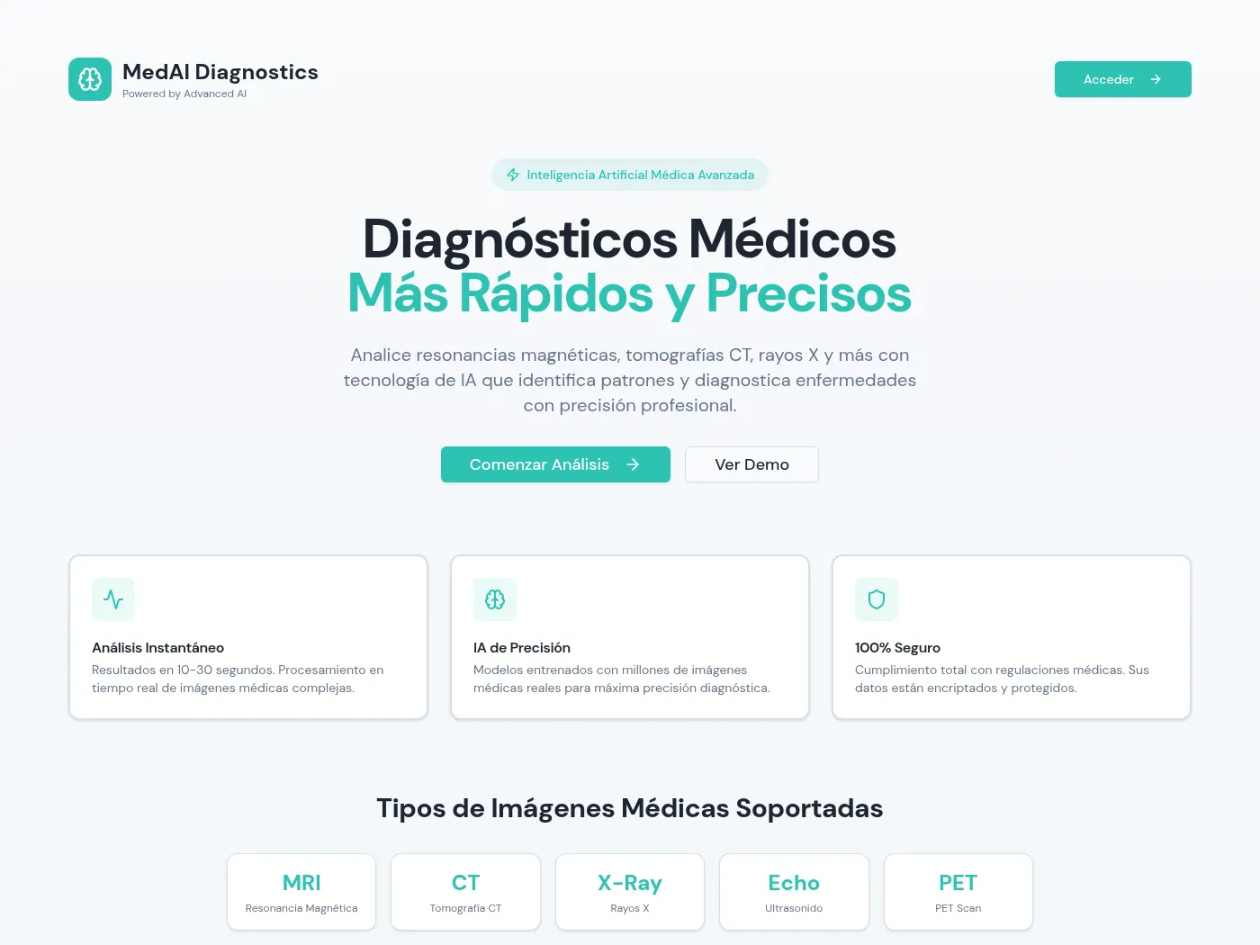 MedAI Diagnostics Tool