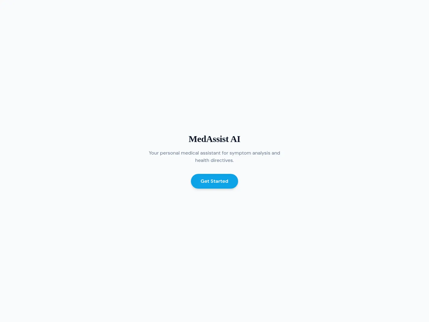 MedAssist AI Chatbot