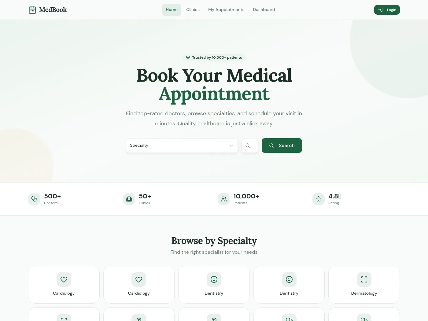 MedBook Scheduler