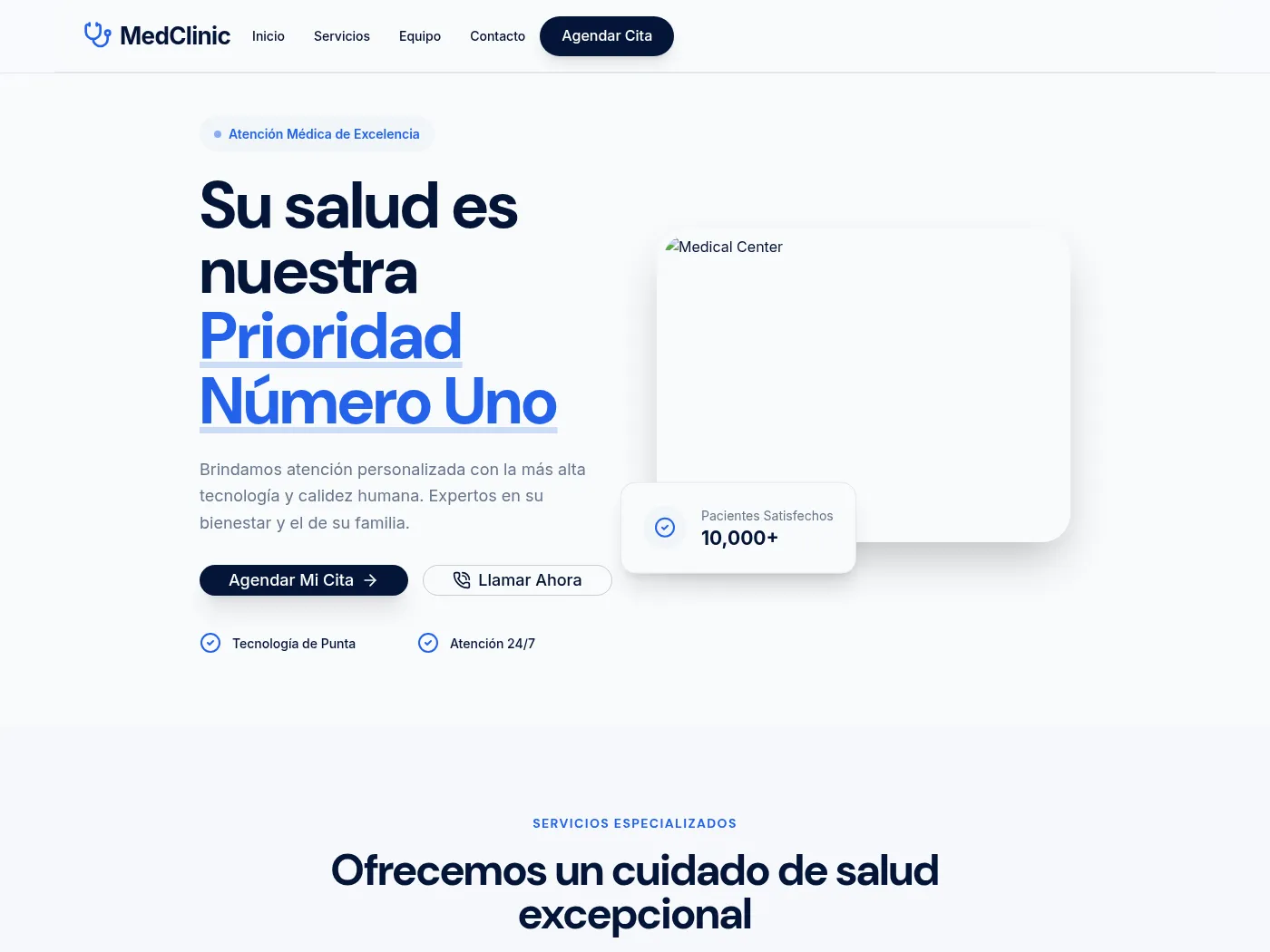 MedClinic Web Portal