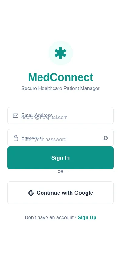 MedConnect Patient Manager