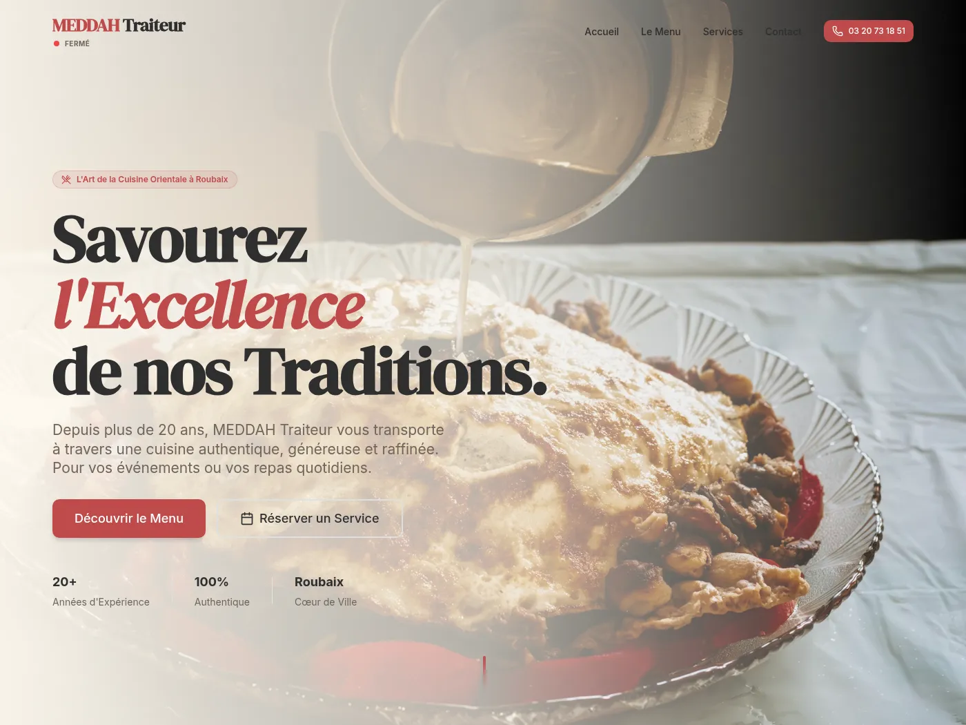 MEDDAH Traiteur Web