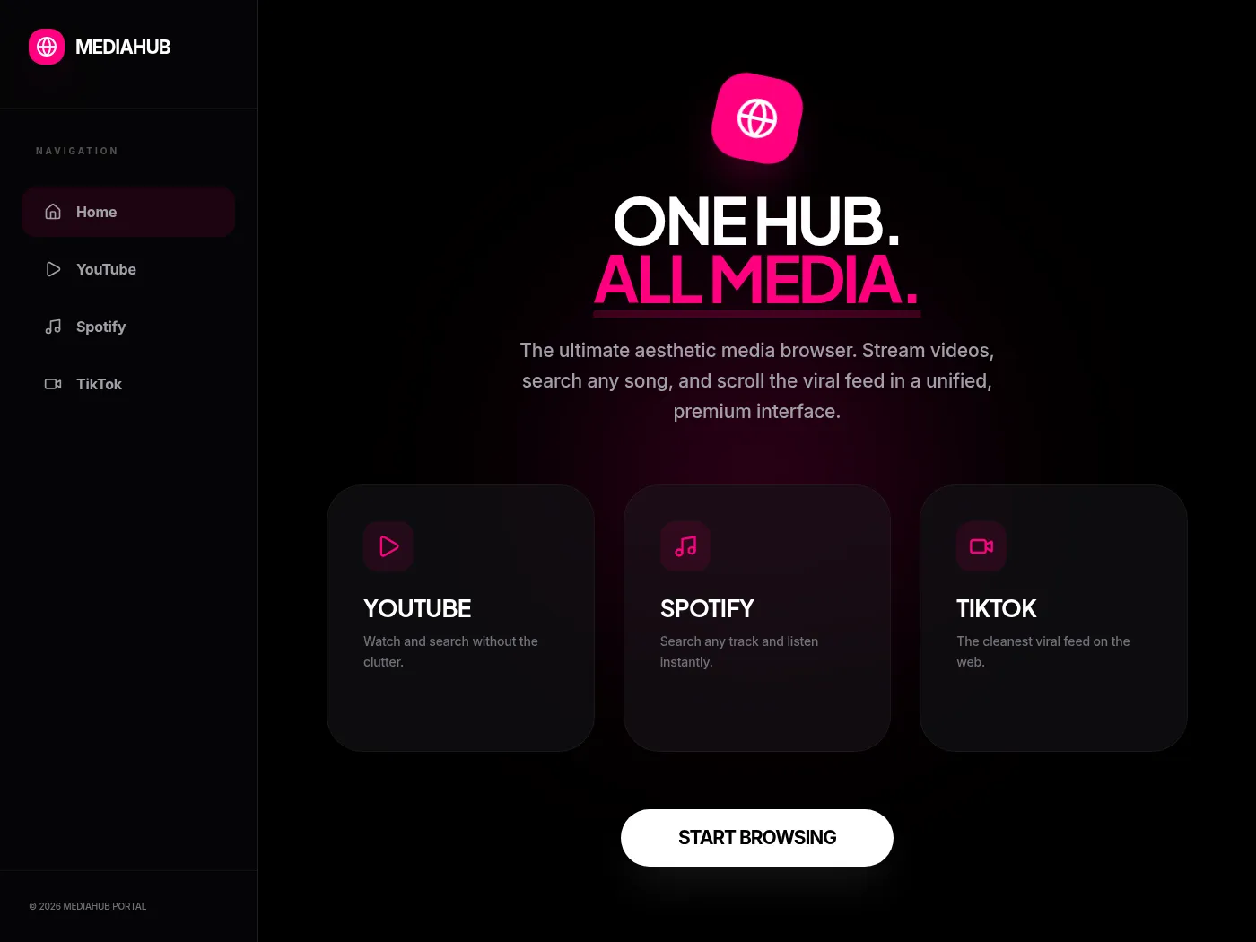 All-In-One Media Browser