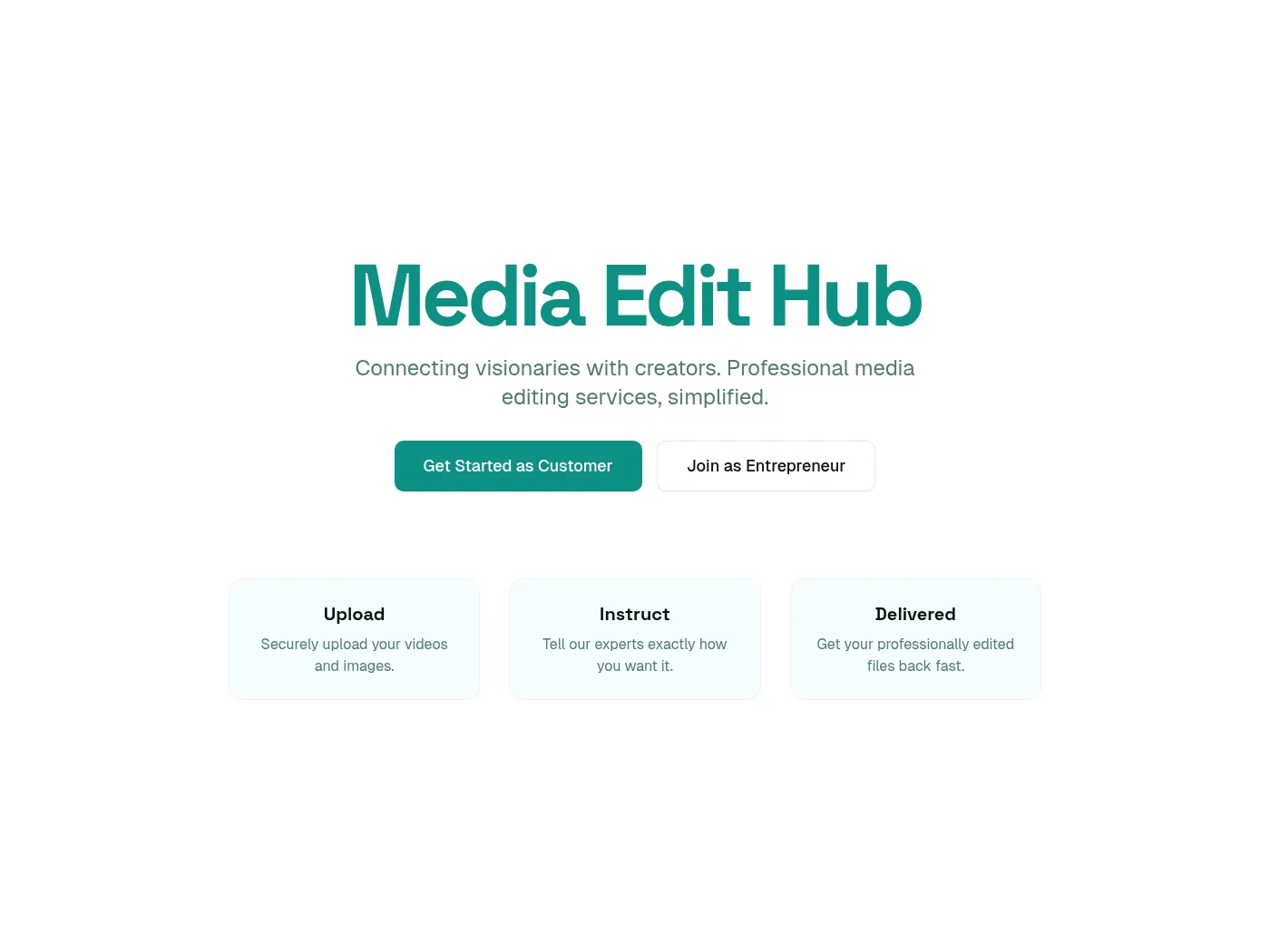 Media Edit Hub