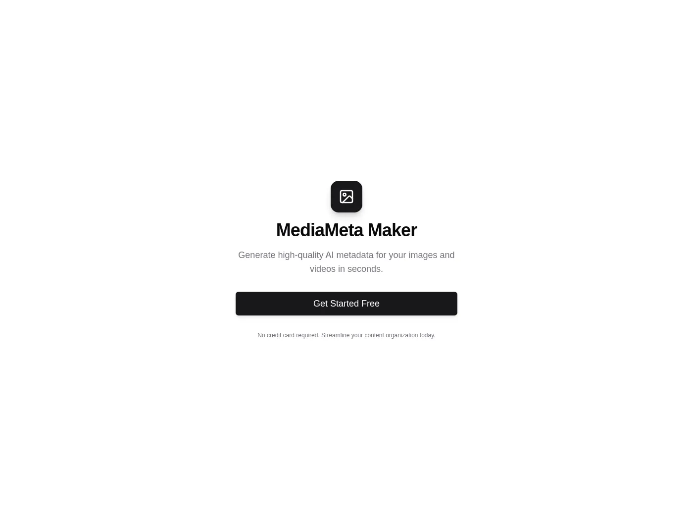 Media Metadata Maker