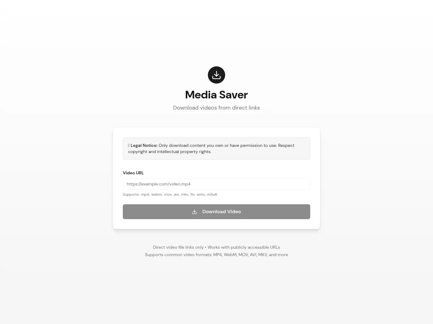 Media Saver MVP
