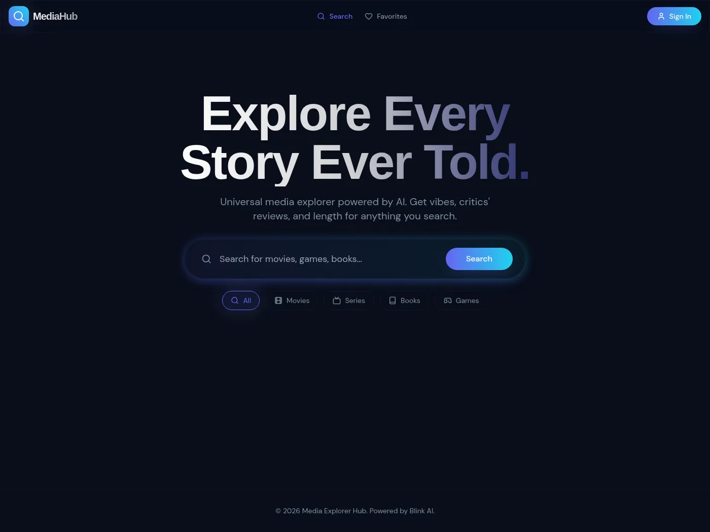 Media Explorer Hub