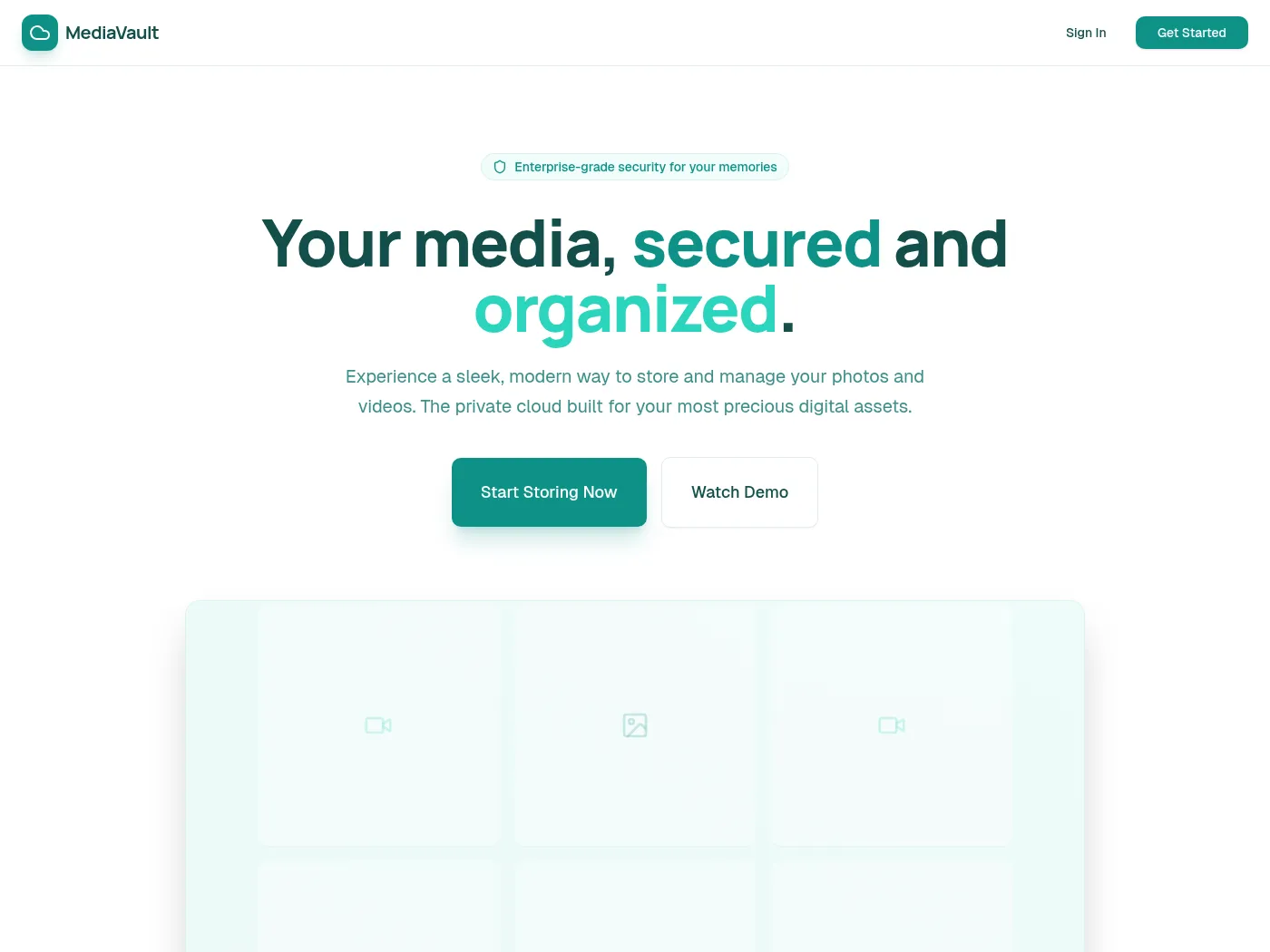 MediaVault Portal