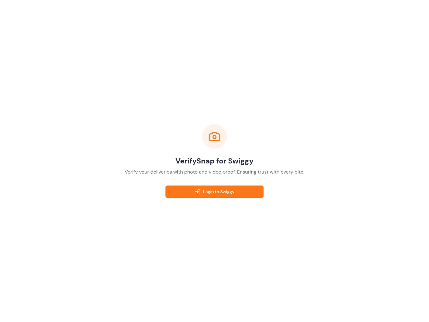 VerifySnap for Swiggy