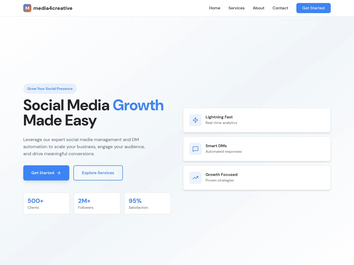 Media4Creative Web Portal