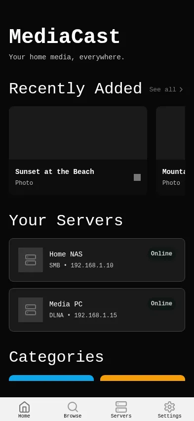 MediaCast Android Viewer