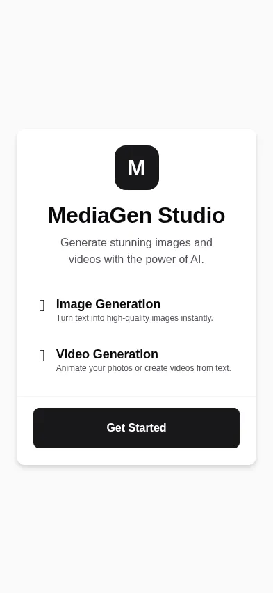 MediaGen Studio