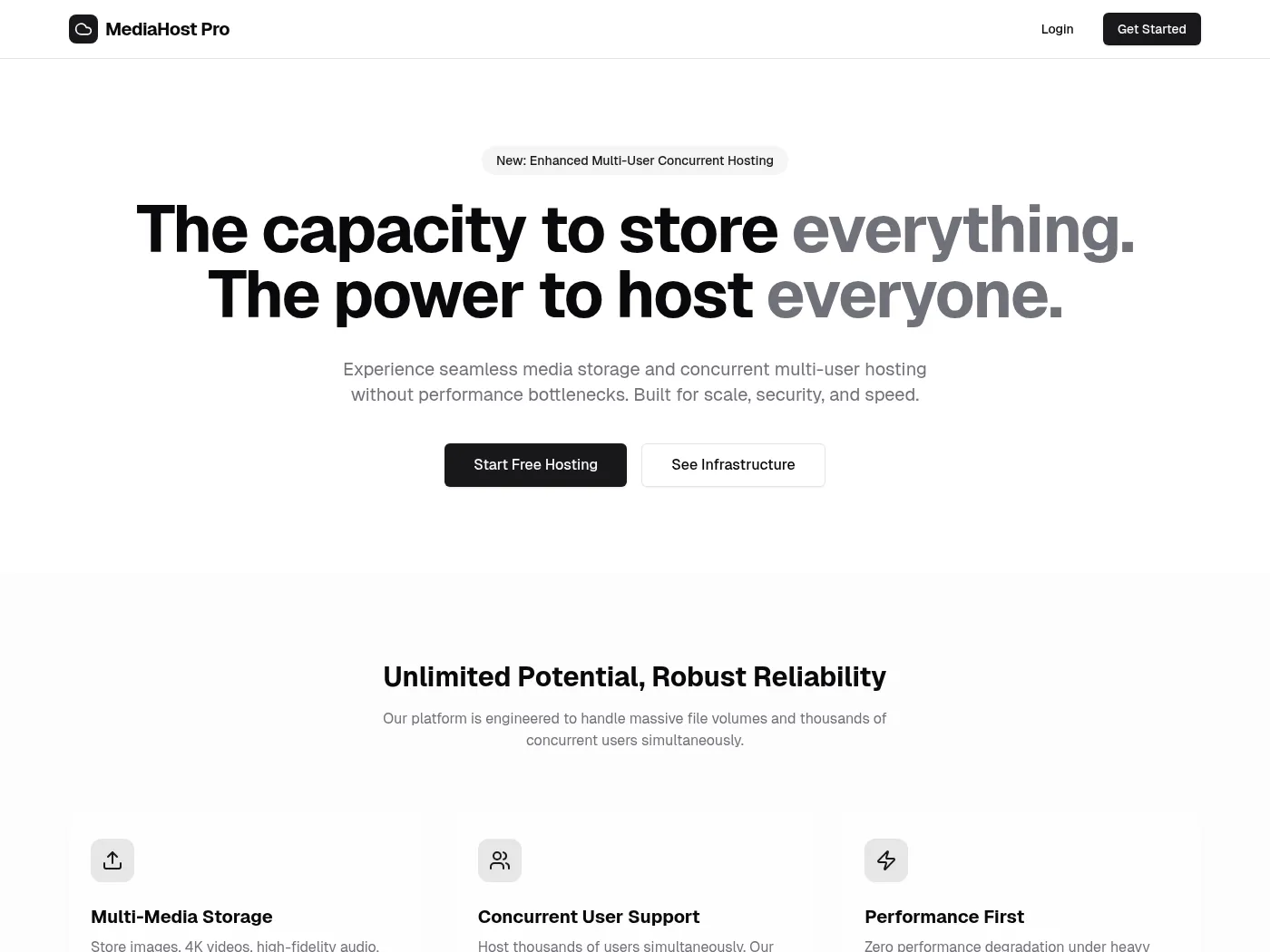 MediaHost Pro