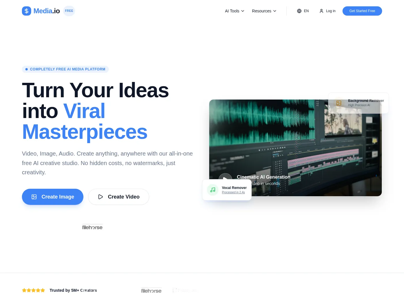 Media.io Free Clone