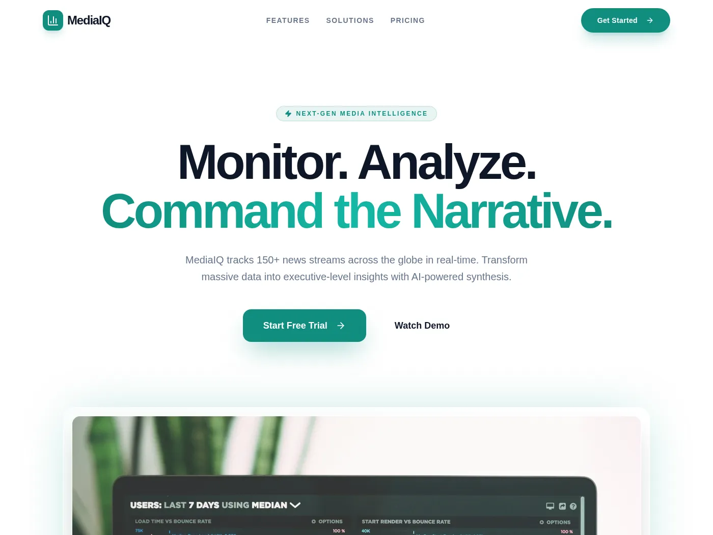 MediaIQ Dashboard