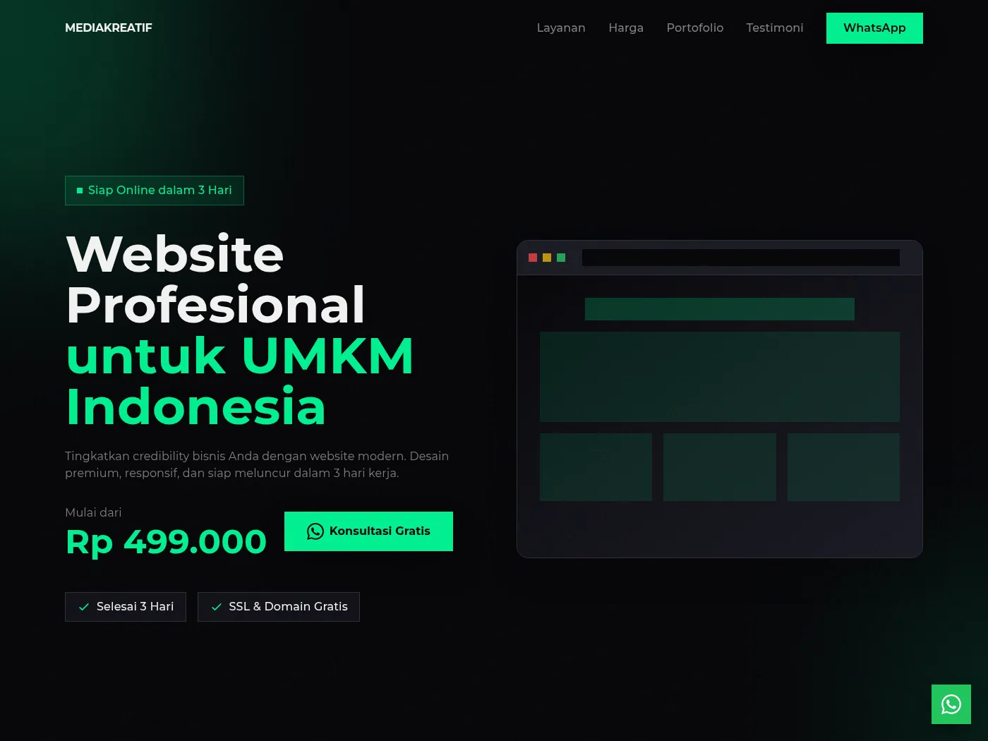 MediaKreatif Redesign