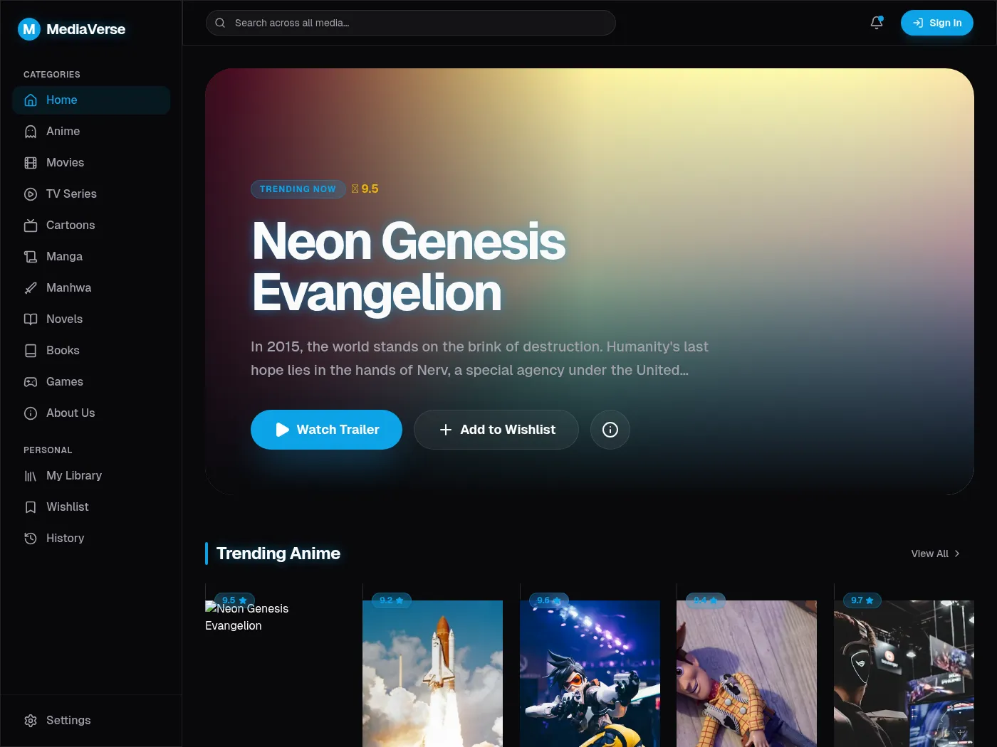 MediaVerse Ultimate Hub