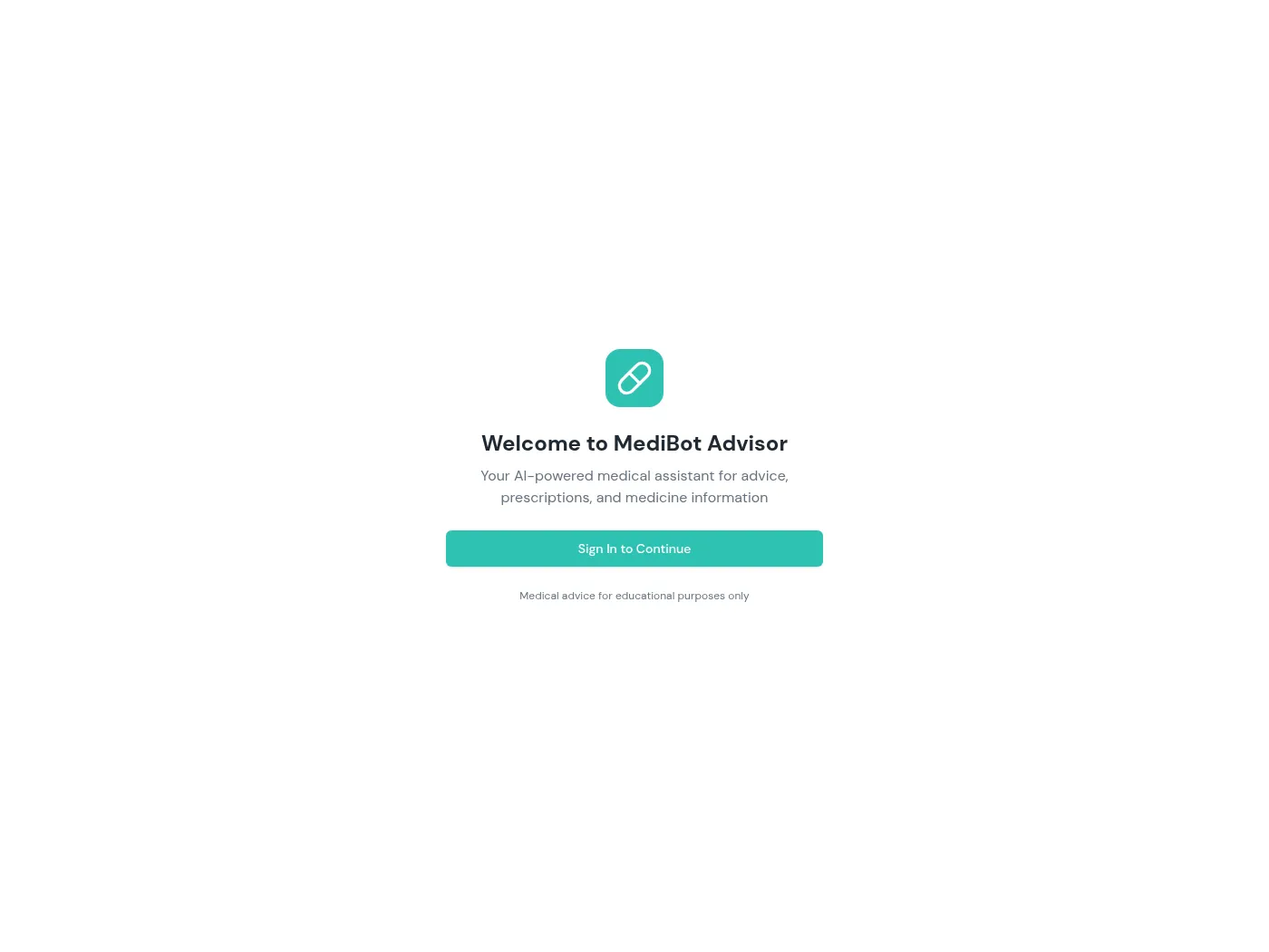 MediBot Advisor