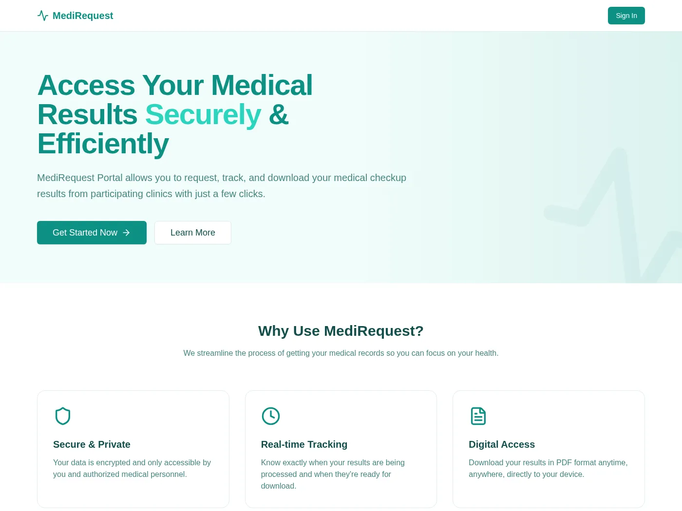 MediRequest Portal