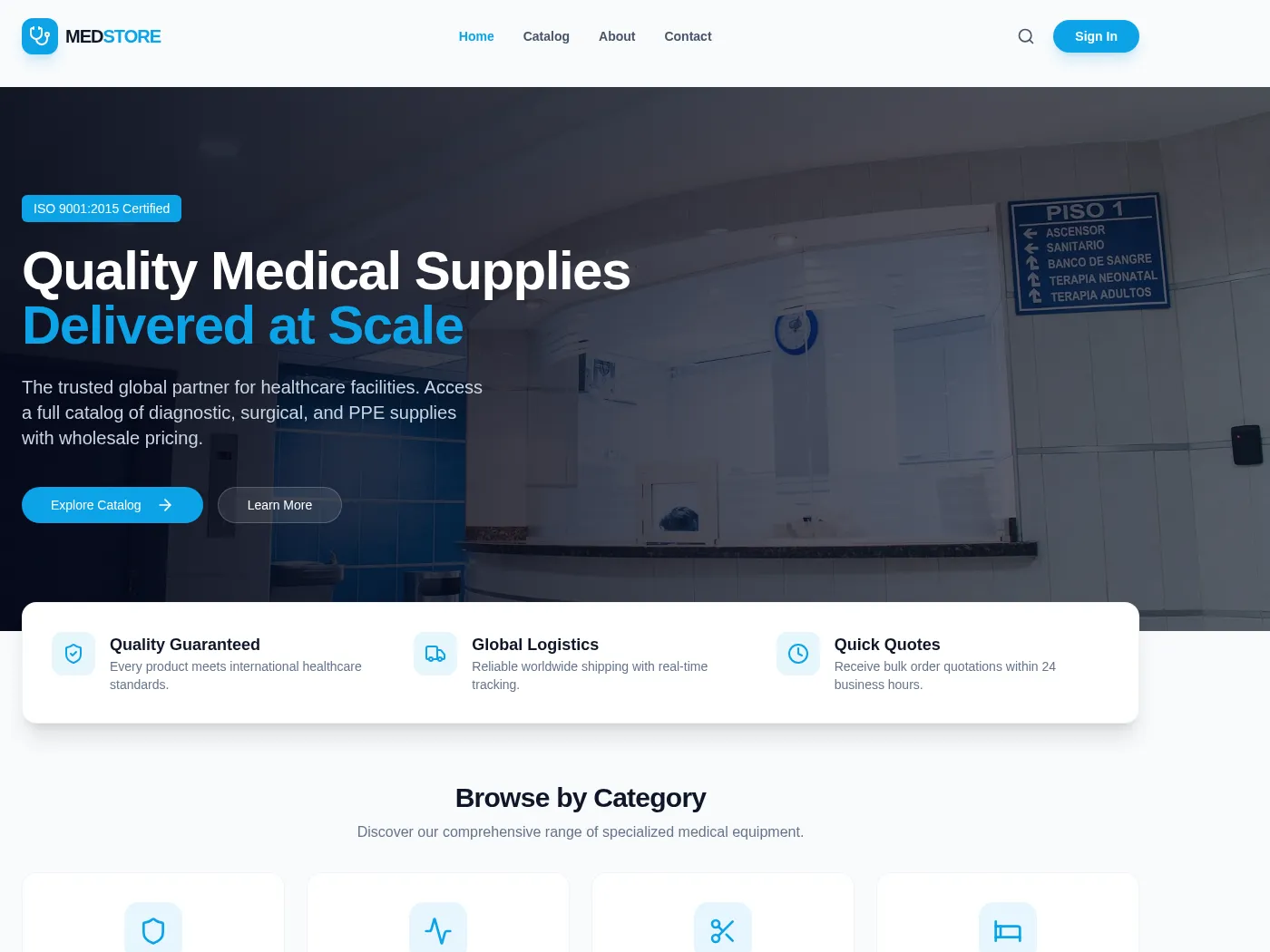 Wholesale MedStore Site