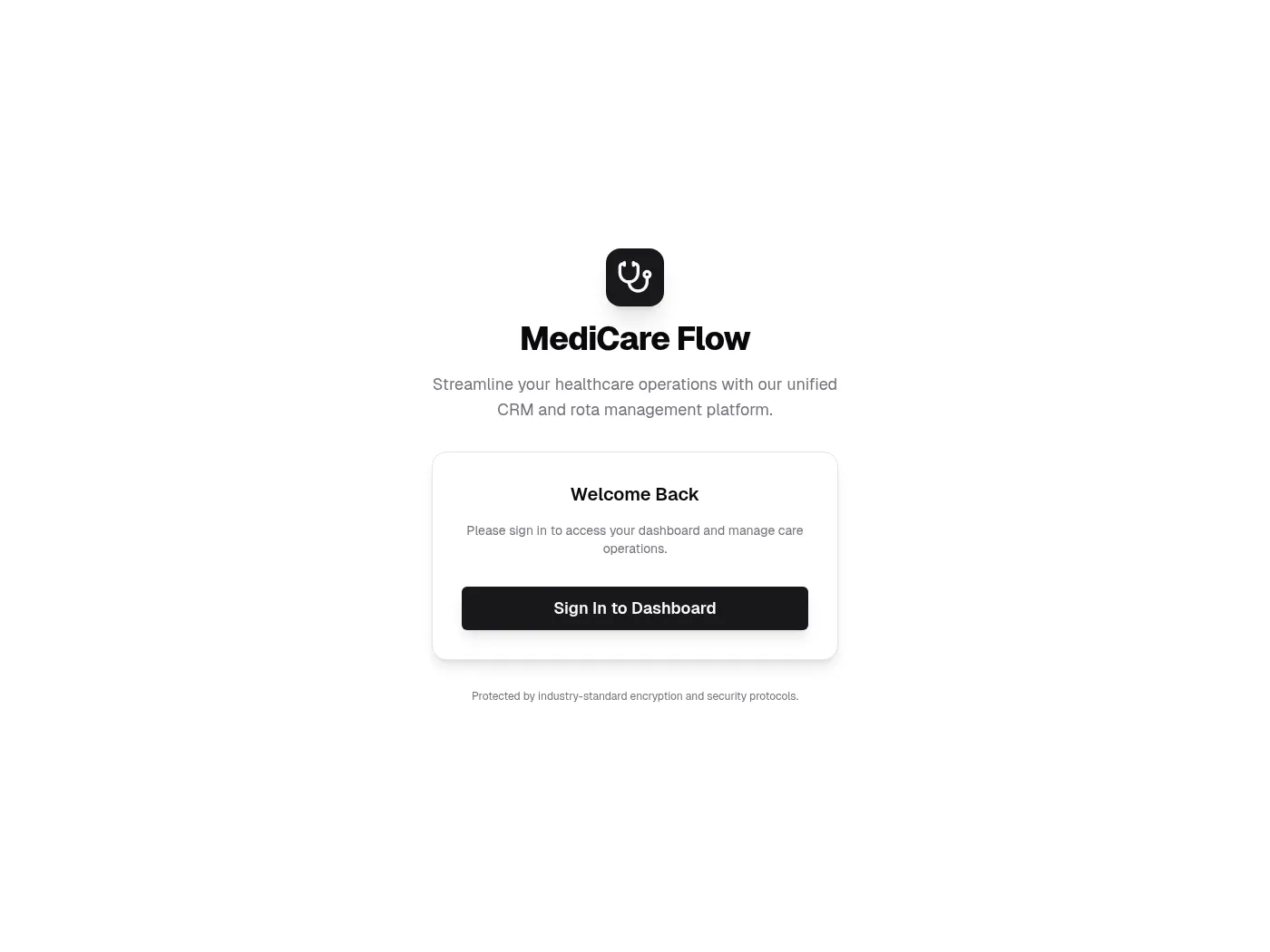 MediCare Flow Manager