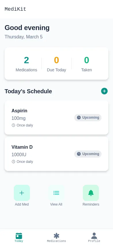 MediKit App