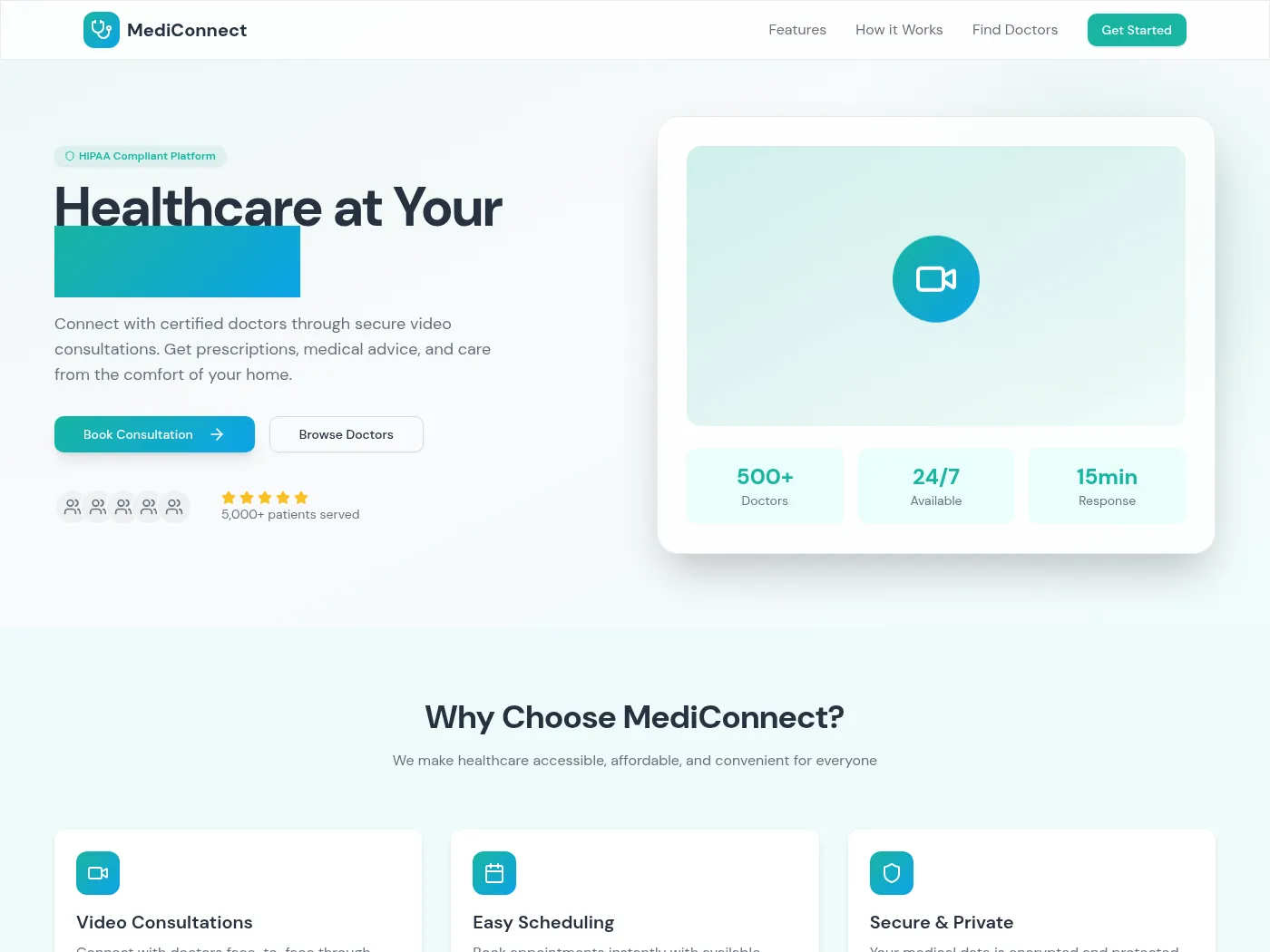 MediConnect Portal