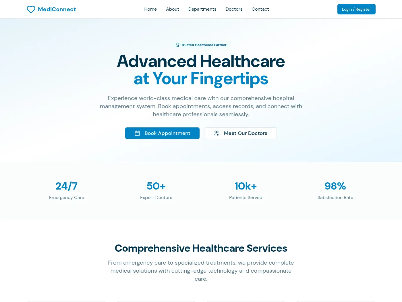 MediConnect Portal